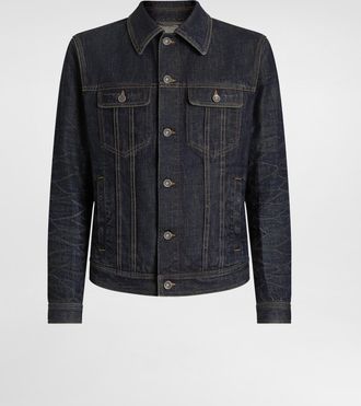 Dolce & Gabbana Jacke Aus Baumwolldenim - Mann Jeans Mehrfarbig 58