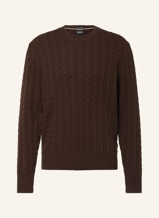 HUGO BOSS Pullover Furlan braun