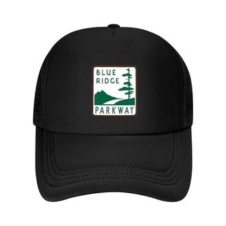 Generic Casquettes de Baseball pour Hommes Hommes, Casquette de Baseball Green Blue Ridge Parkway Sac de Plage Casquette de Sport Casquette Western Anniversai