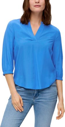 s.Oliver Damen 2142573 Bluse, 5531 blau, 40