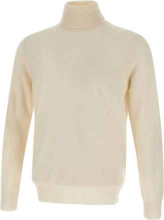 KANGRA Homme, Pulls, Blanc, Taille: 2XL Pull Blanc en Laine et Cachemire
