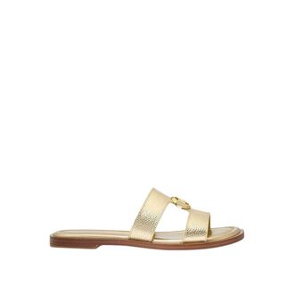 Michael Kors Erin Metallic Leder Sandale - - Shoes - Damen - Gelb - 40 EU