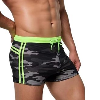 Generic HUIWDP Short d&eacute;t&eacute; respirant &agrave; s&eacute;chage rapide pour homme Taille ajust&eacute;e, A11, 5XL