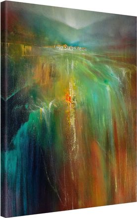 Picanova Reiches Land 80x60cm - Premium Leinwanddruck - Kunstdruck Auf 2cm Holz-Keilrahmen Für Schlaf- Und Wohnzimmer Von Annette Schmucker