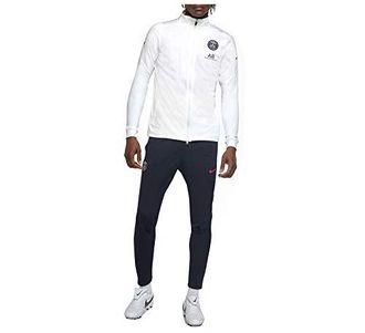 Nike Nike PSG M NK Dry Strk TRK Suit K Surv&ecirc;tement, Blanco/University Red, XL pour des Hommes