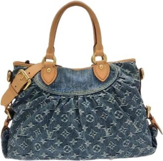 Louis Vuitton Pre-owned Monogram Denim Neo Cabby - Femme - Pre-owned - Bleu - Taille: ONE Size