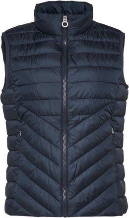 s.Oliver Outdoorjacke Outdoor-Weste Leichte Steppweste mit Stehkragen und Packfunktion