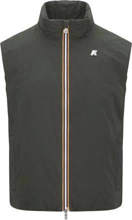 K-Way Homme, Vestes, Vert, Taille: L Valen Plain Warm Vest