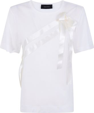 Simone Rocha Bow Sash Easy T-Shirt