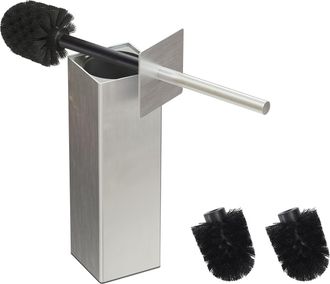 BGL Fashion Edelstahl Material St&auml;nder Toilettenb&uuml;rstenhalter f&uuml;r Bad und Hotel B&uuml;rste Nickel