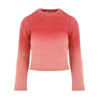 Akep Femme, Pulls, Rose, Taille: 36 FR Pull ras du cou en alpaga