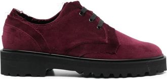 Yohji Yamamoto Homme, Chaussures, Rouge, Taille: 36 EU Laced Chaussures