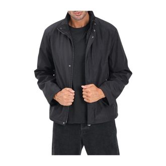 A|X Armani Exchange Jacke mit durchgehendem Rei&szlig;verschluss und Taschen - - Jackets - Herren - Schwarzk - XS
