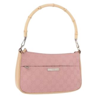 Gucci Sac bandouli&egrave;re vintage GG Canvas Pre-owned - Femme - Pre-owned - Rose - Taille: ONE Size