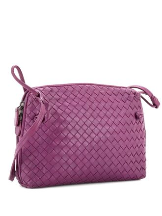 Bottega Veneta Kleine Nodini Intrecciato Nappa Umh&auml;ngetasche - Violett