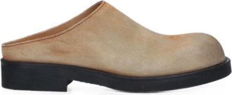 Maison Margiela Pantoufles en cuir su&eacute;d&eacute;