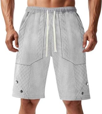 Generic Short de sport pour homme - Short de golf intelligent - Short de tennis - Pantalon dentra&icirc;nement d&eacute;contract&eacute; et intelligent - Jambe droite - Pantalon 