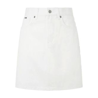 Pepe Jeans London Damen, R&ouml;cke, Wei&szlig;, MGr&ouml;&szlig;e