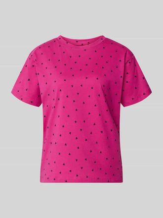 Jake*s Casual Pyjama-Oberteil mit Rundhalsausschnitt