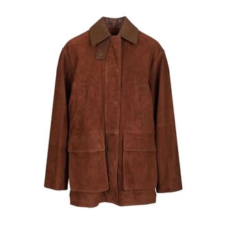 Arma Elsa Suede Jacke - - Jackets - Damen - Braun - 2XS