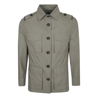 Brunello Cucinelli Femme, Vestes, Vert, Taille: 34 FR Veste Safari