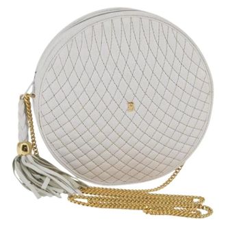Bally Sac bandouli&egrave;re en cuir Pre-owned - Femme - Pre-owned - Blanc - Taille: ONE Size