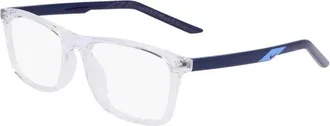 Nike Lunettes de vue rectangulaires - unisex - Accessoires - Blanc - Taille: 50 MM