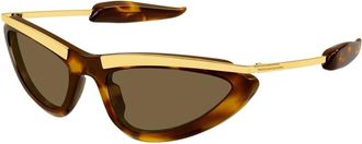 Bottega Veneta Femme, Accessoires, Brun, Taille: 53 MM Lunettes de soleil oeil-de-chat