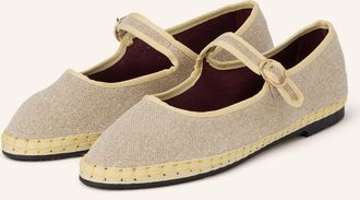 Flabelus Flabelus Mary-Jane-Ballerinas Imelda beige