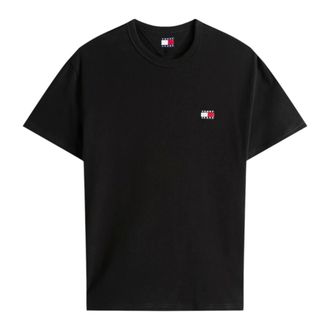 Tommy Jeans Homme, Tops, Noir, Taille: 2XL T-Shirt en coton