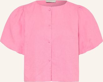 Neo Noir Neo Noir Bluse Moisa Mit Leinen pink