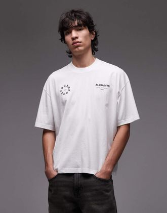 AllSaints Kindred - T-Shirt in Wei&szlig;