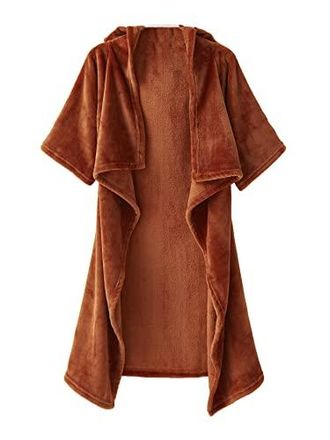 Vertbaudet Plaid &agrave; Manches Animal Roux 10/12A