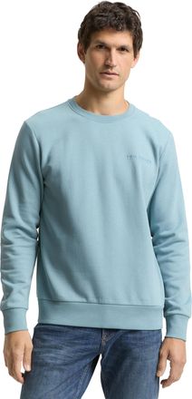 Tom Tailor Herren 1048603 Sweatshirt mit Rundhalsausschnitt, 30838-tourmaline, XL