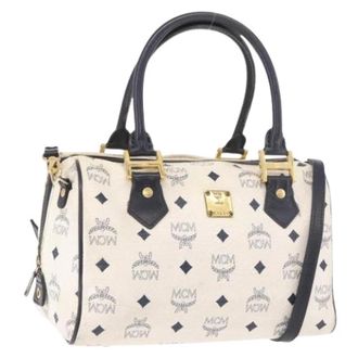 MCM Pre-owned Boston Bag - - Pre-owned - Damen - Wei&szlig; - ONE SIZE