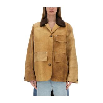Stella McCartney Damen, Jacken, Beige, SGr&ouml;&szlig;e