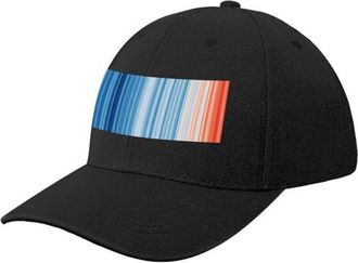Generic Casquette de baseball &agrave; rayures r&eacute;chauffement plan&eacute;taire, casquette de baseball duveteuse pour cosplay, chapeau de luxe pour hommes, cadeau pour femme