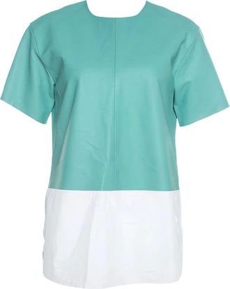 Alexander Wang t-shirt à design colour block - Vert