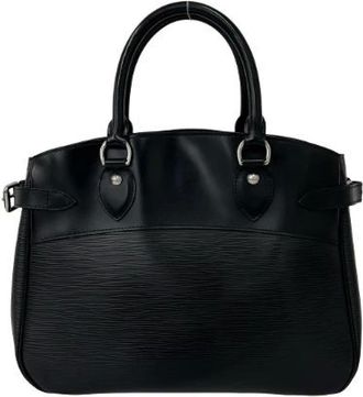 Louis Vuitton Sac &agrave; main Pre-owned Passy PM en cuir Epi - Femme - Pre-owned - Noir - Taille: ONE Size