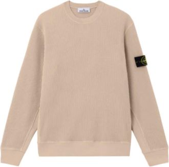 Stone Island Homme, Pulls, Beige, Taille: L SweaT-shirt ras du cou