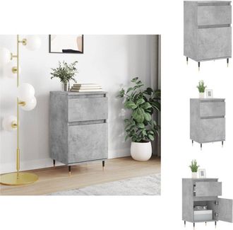 vidaXL Sideboards - Living Sideboard Betongrau 40x35x70 cm Holzwerkstoff