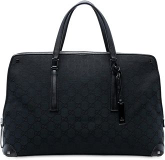 Gucci Crossbody Bags - GG Canvas Handbag - Gr. unisize - in Blau - f&uuml;r Damen