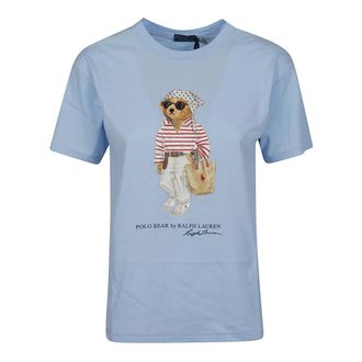 Polo Ralph Lauren Bear T-shirt - - Tops - Damen - Blau - L