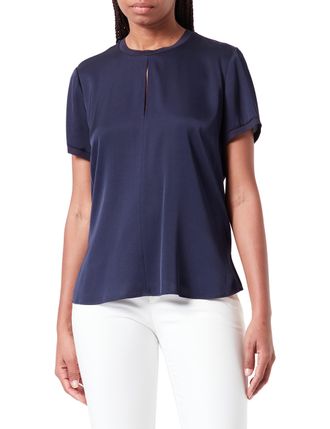 HUGO BOSS Womens Cloni-1 Shirt, Dark Blue408, 32