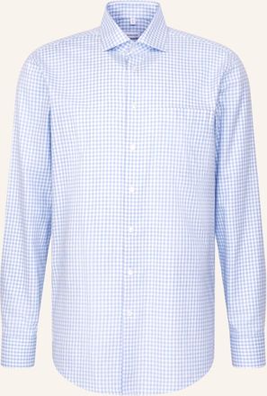 Seidensticker Seidensticker Flanellhemd Regular Fit blau