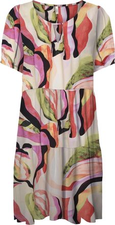 Only Onlnova Life Vis Thea Kh Dress AOP