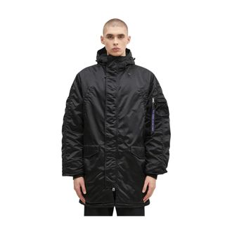 Alpha Industries Veste N-3B - Homme - Manteaux - Noir - Taille: 2XL
