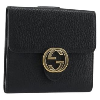 Gucci Portefeuille Vintage Pre-owned - Femme - Pre-owned - Noir - Taille: ONE Size