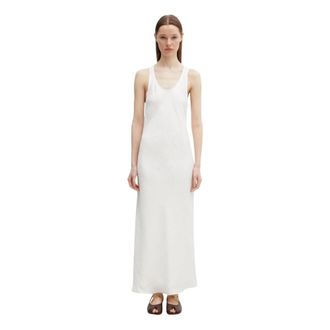Maison Kitsun&eacute; Langes Tanktop-Kleid - - Dresses - Damen - Wei&szlig; - S