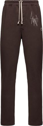Rick Owens Moncler Cotton Track Pants, Unisex, Brown, Size: S